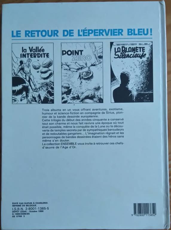BD L'ÉPERVIER BLEU, TERRITOIRES INTERDITS | Puces Privées